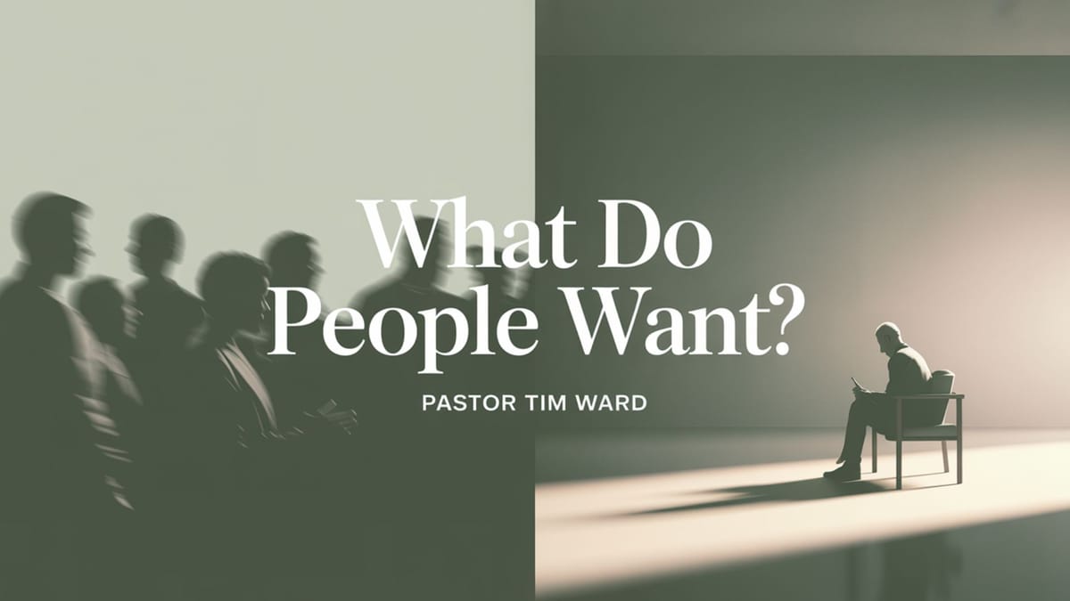 What Do People Want